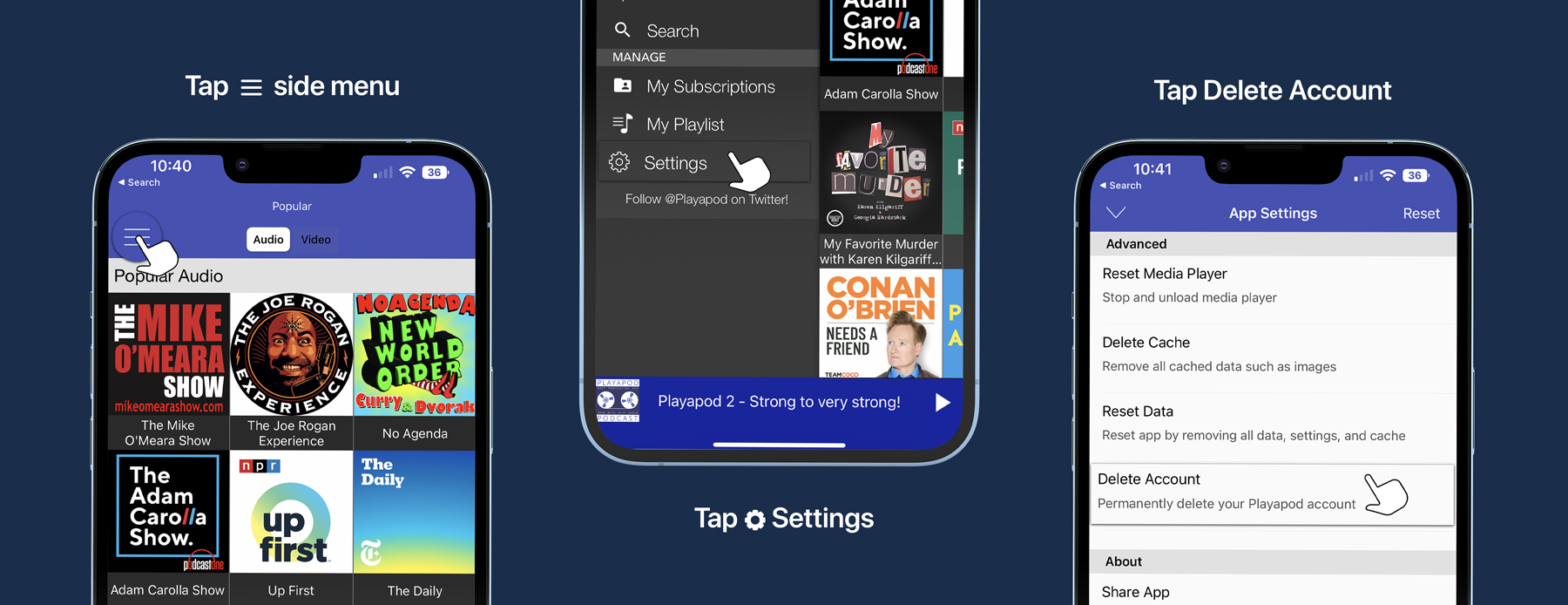 How to delete your Playapod Account - Playapod Blog